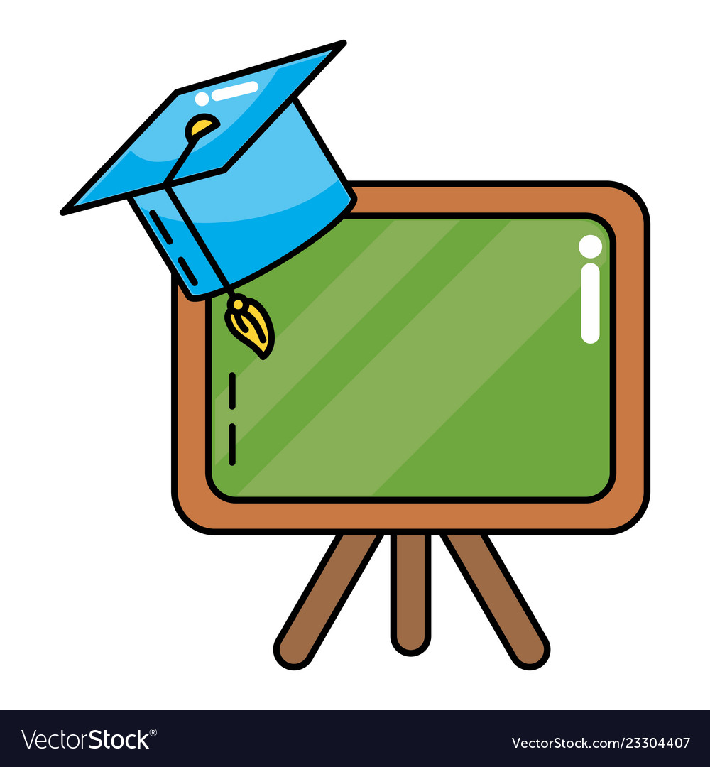 School study element cartoon Royalty Free Vector Image