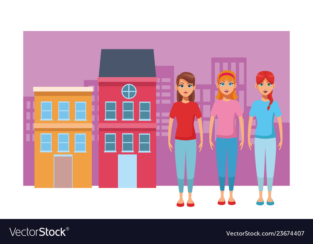 Young women body cartoon Royalty Free Vector Image Young women body cartoon Royalty Free Vector Image