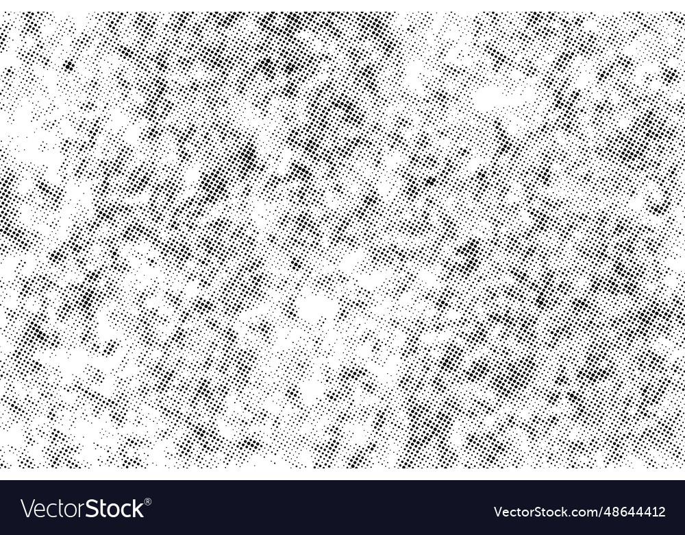Abstract halftone pattern texture on white Vector Image