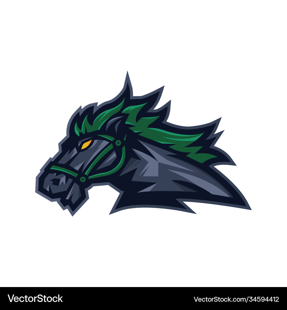 Horse sport logo Royalty Free Vector Image - VectorStock