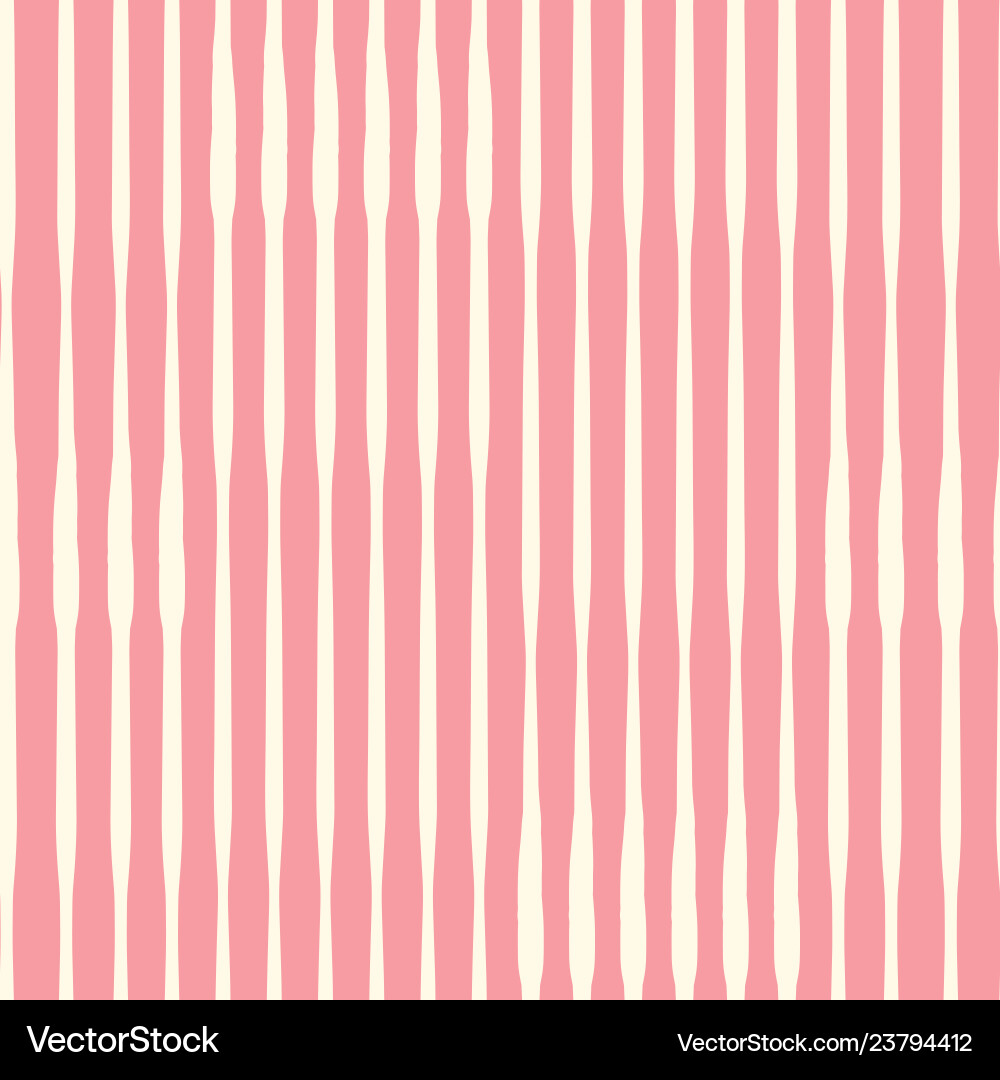Vertical hand drawn organic stripes with artistic Vector Image