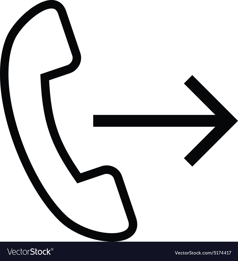 Call forwarding Royalty Free Vector Image - VectorStock