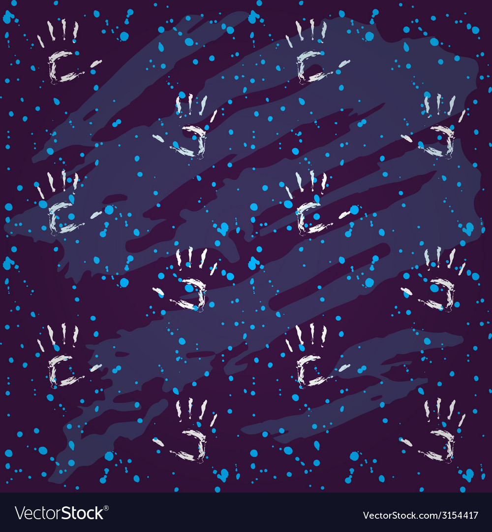 Hand pattern Royalty Free Vector Image - VectorStock