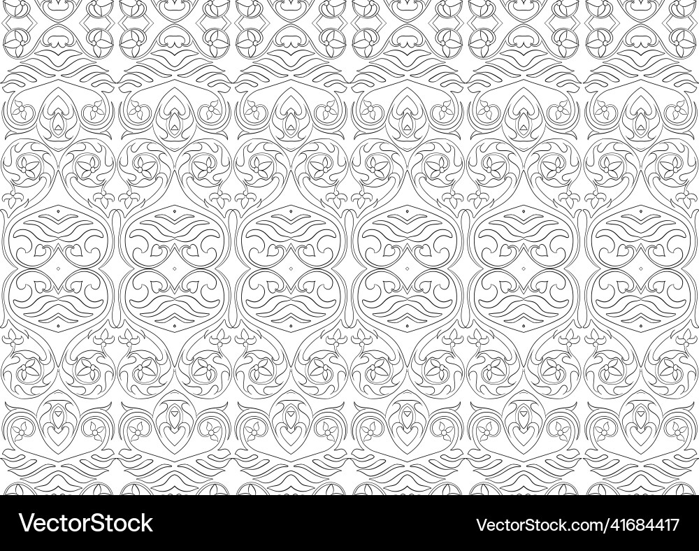 Interlacing abstract ornament in the medieval Vector Image