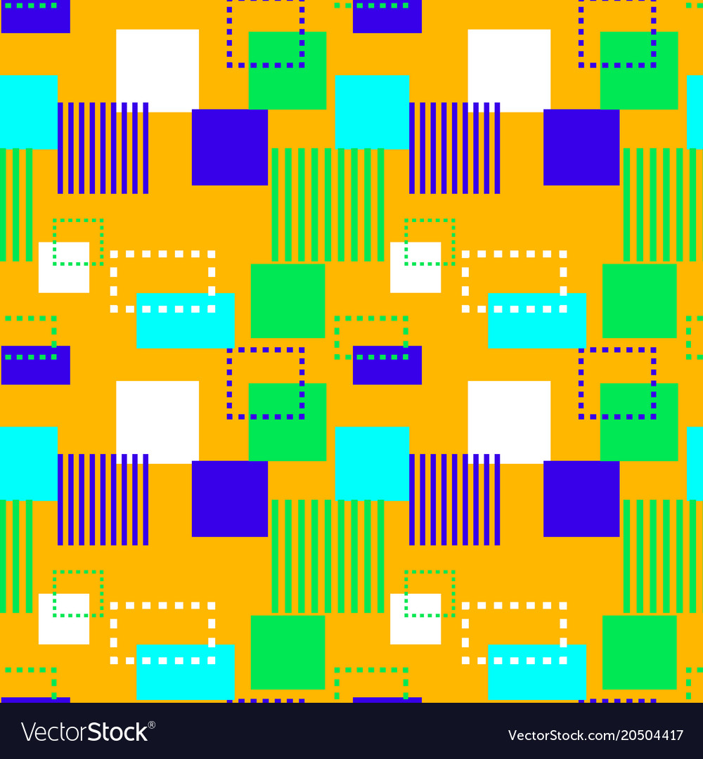 Structure collapse seamless pattern Royalty Free Vector