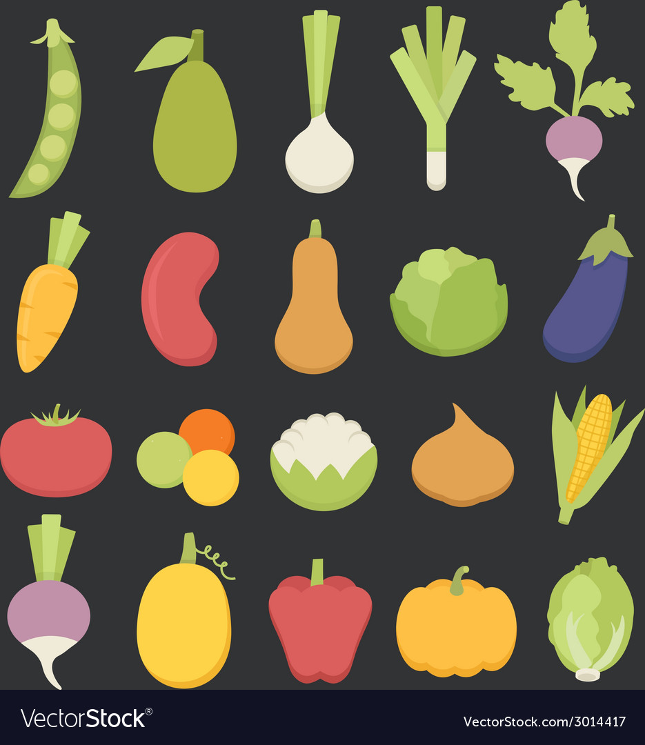 Vegetables Royalty Free Vector Image - VectorStock