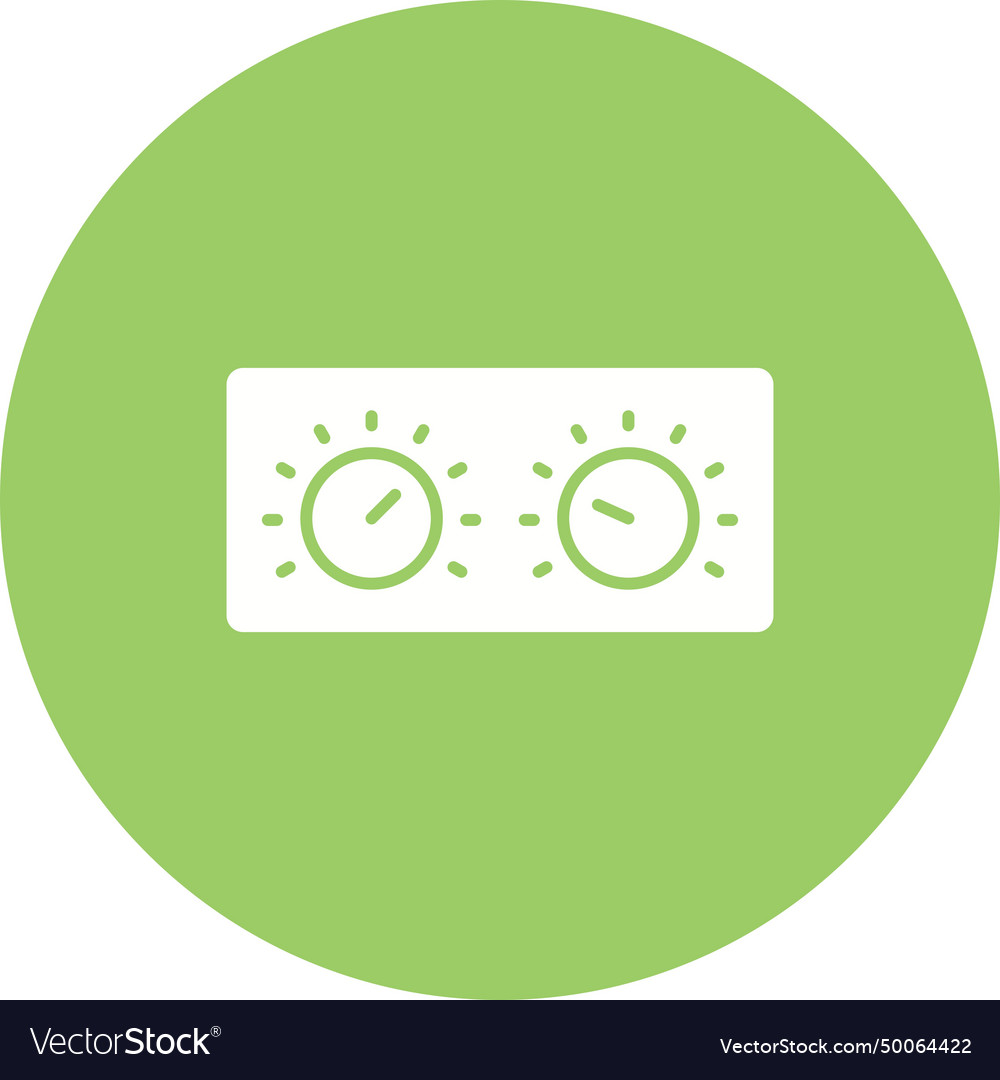 Control knobs icon image Royalty Free Vector Image