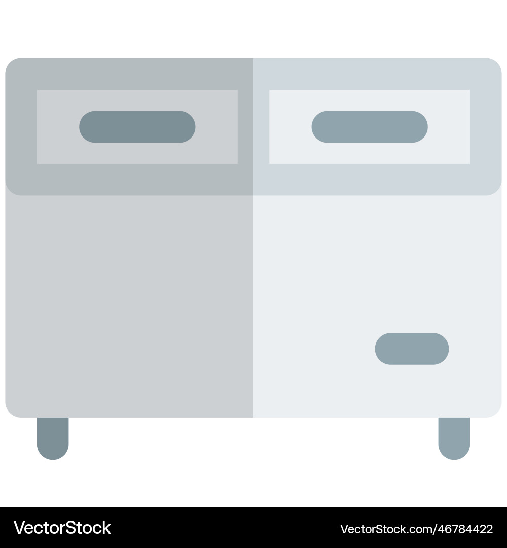Food preservation device a freezer Royalty Free Vector Image