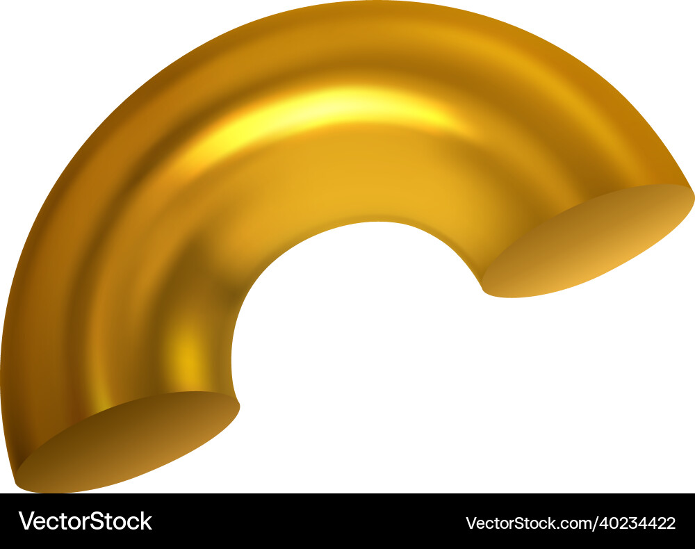 Half circle object composition Royalty Free Vector Image