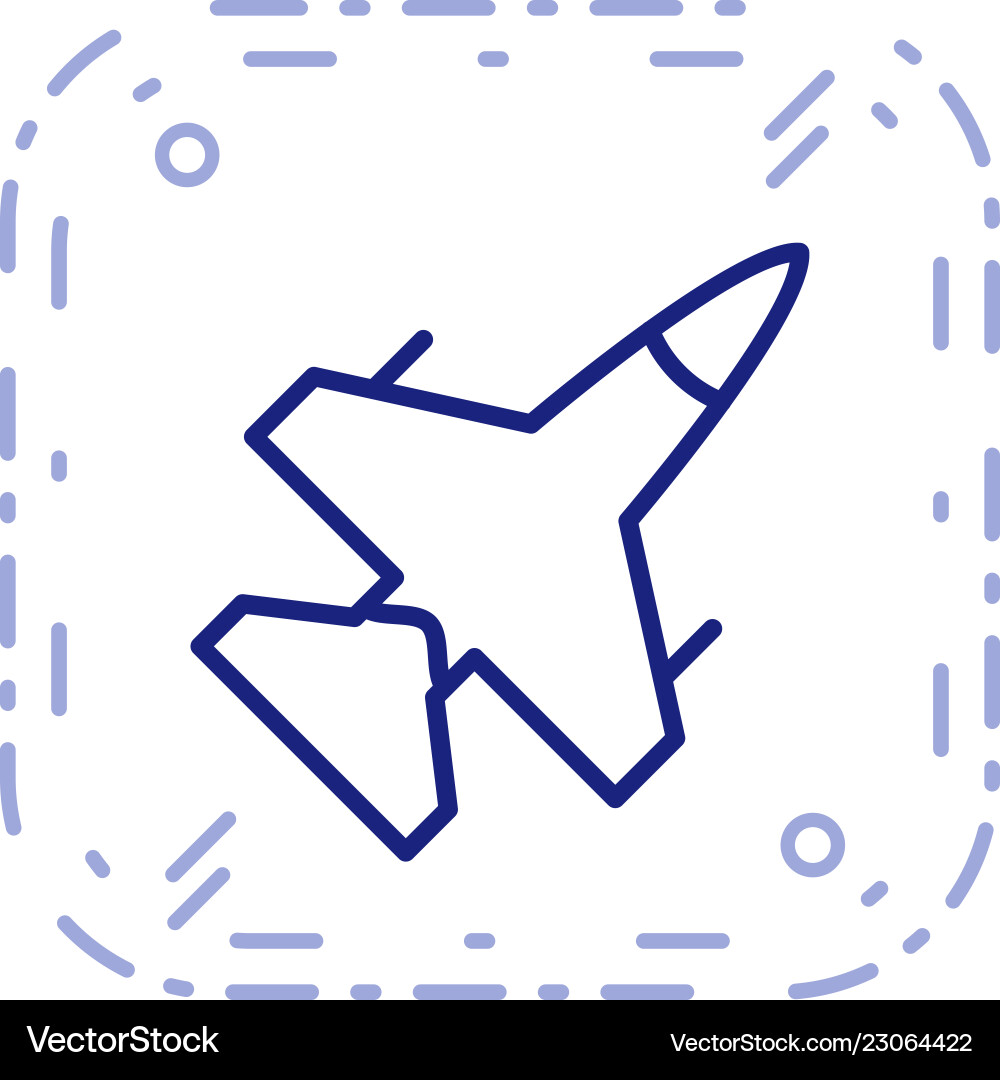 Jet icon Royalty Free Vector Image - VectorStock