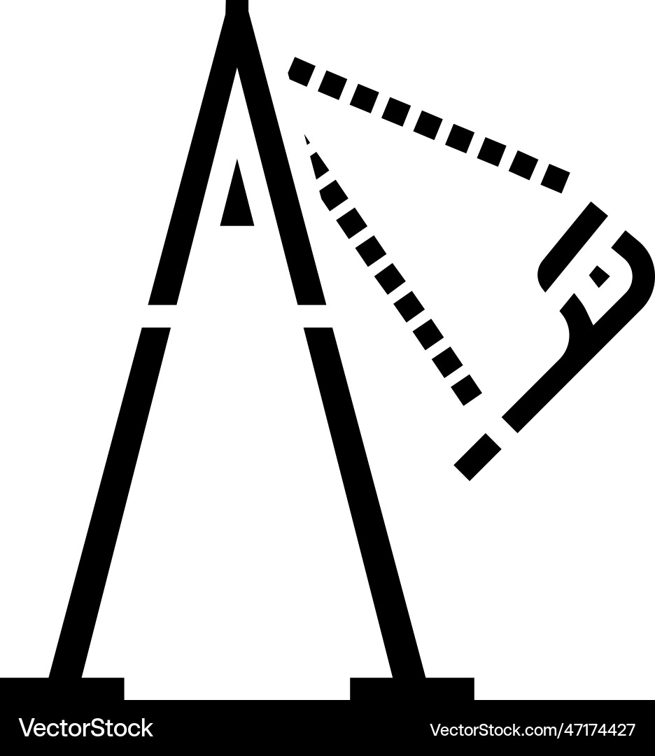 Generation swing park kid play glyph icon Vector Image