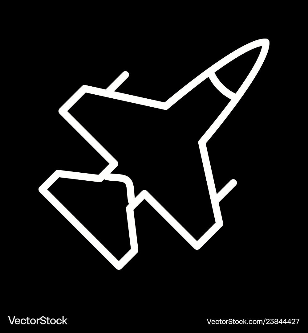 Jet icon Royalty Free Vector Image - VectorStock