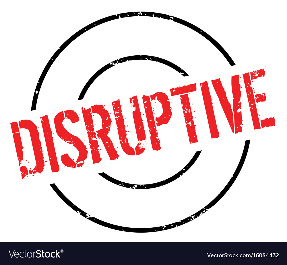 Disruptive Rubber Stamp Royalty Free Vector Image