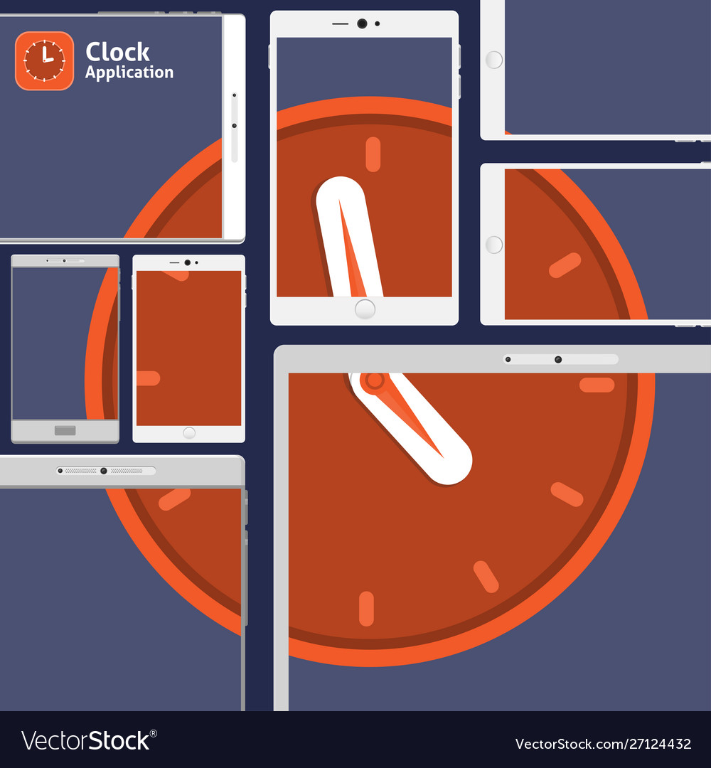 Hand click app Royalty Free Vector Image - VectorStock