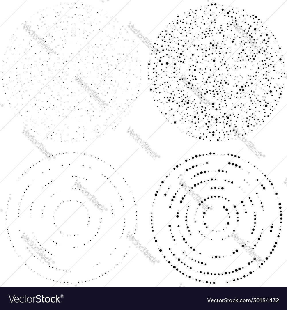 Random dots circles abstract speckles dotted Vector Image