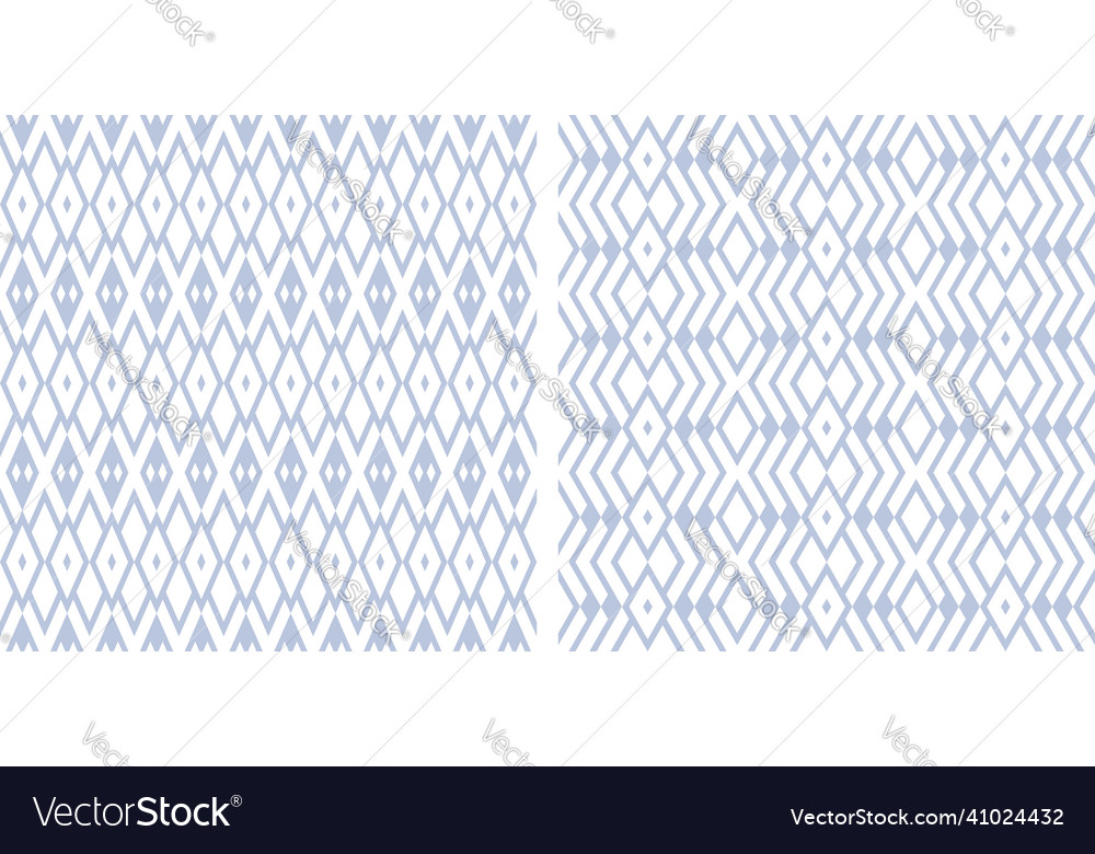 Seamless diamonds patterns Royalty Free Vector Image