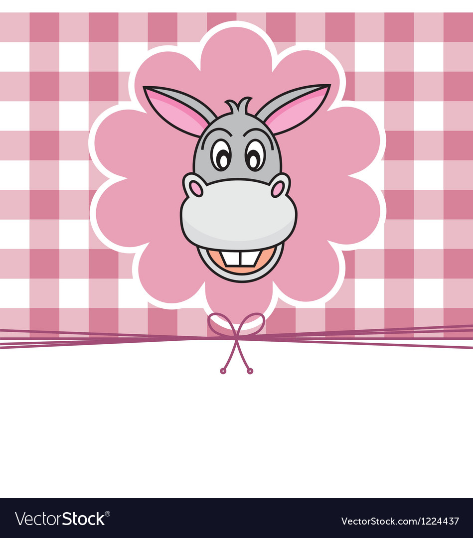 Donkey Royalty Free Vector Image - VectorStock