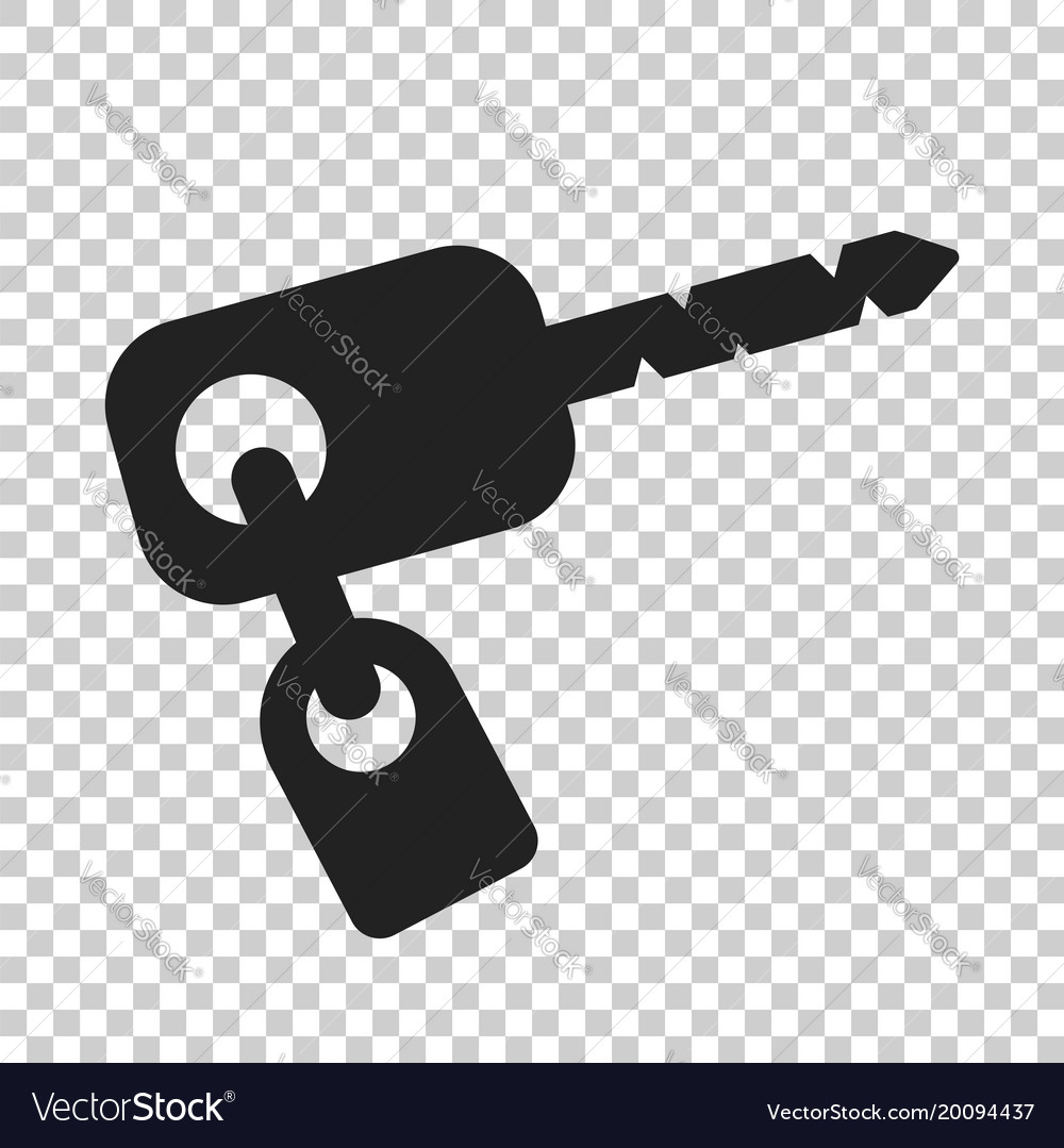 Key icon flat Royalty Free Vector Image - VectorStock