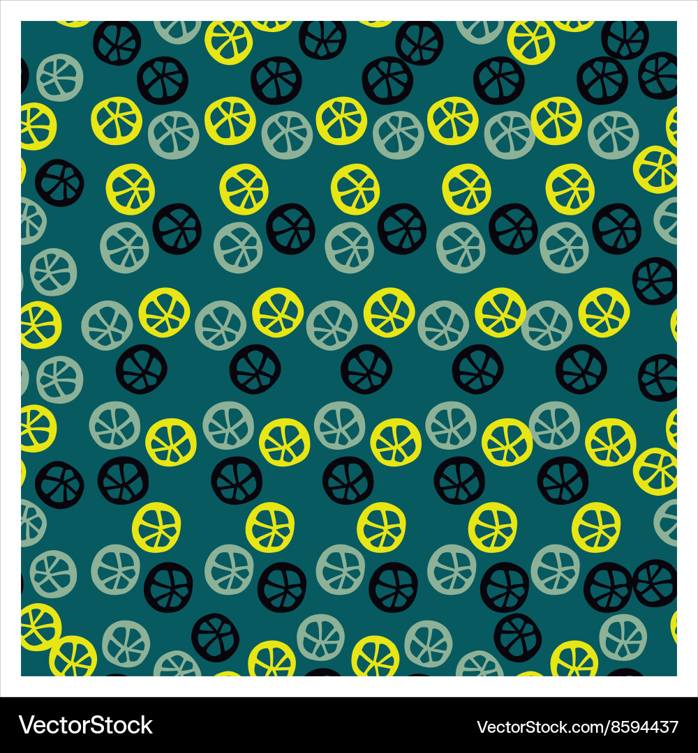 Leavesfruits and flowers seamless pattern Vector Image