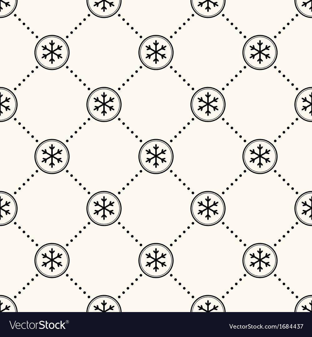 Seamless winter retro pattern Royalty Free Vector Image