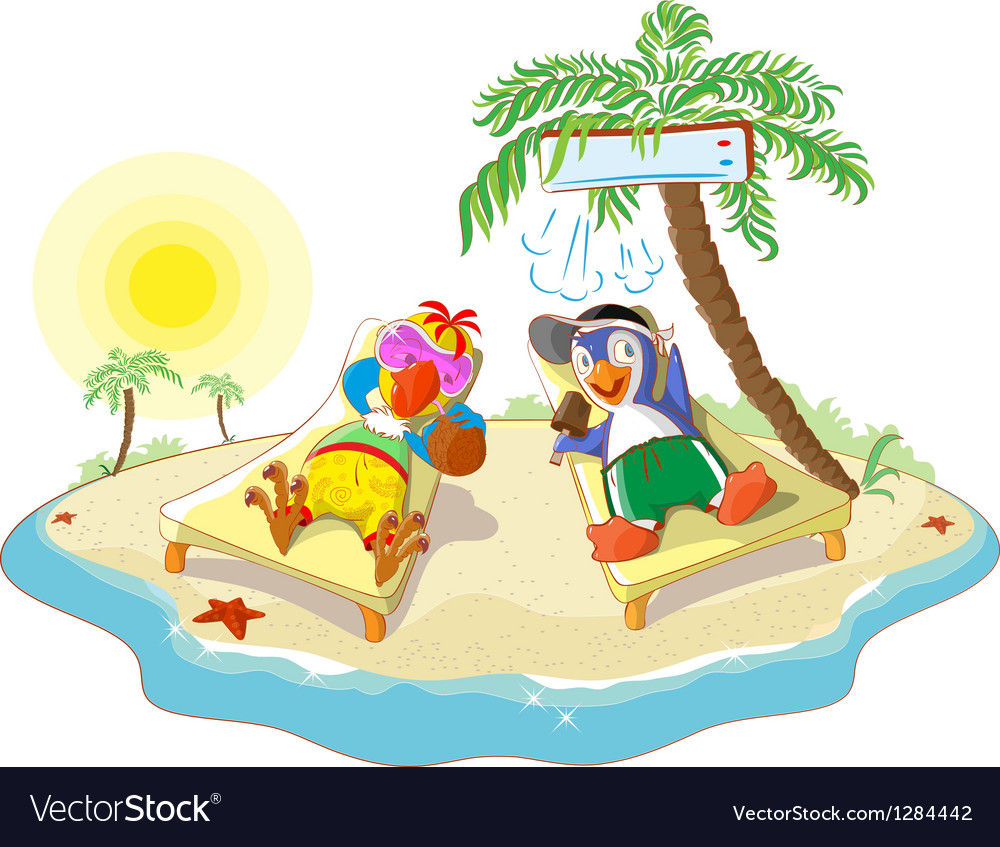 Air conditioning split system Royalty Free Vector Image