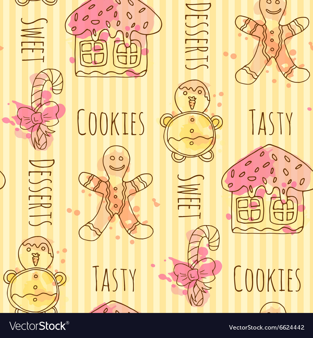 Candy seamless pattern Royalty Free Vector Image