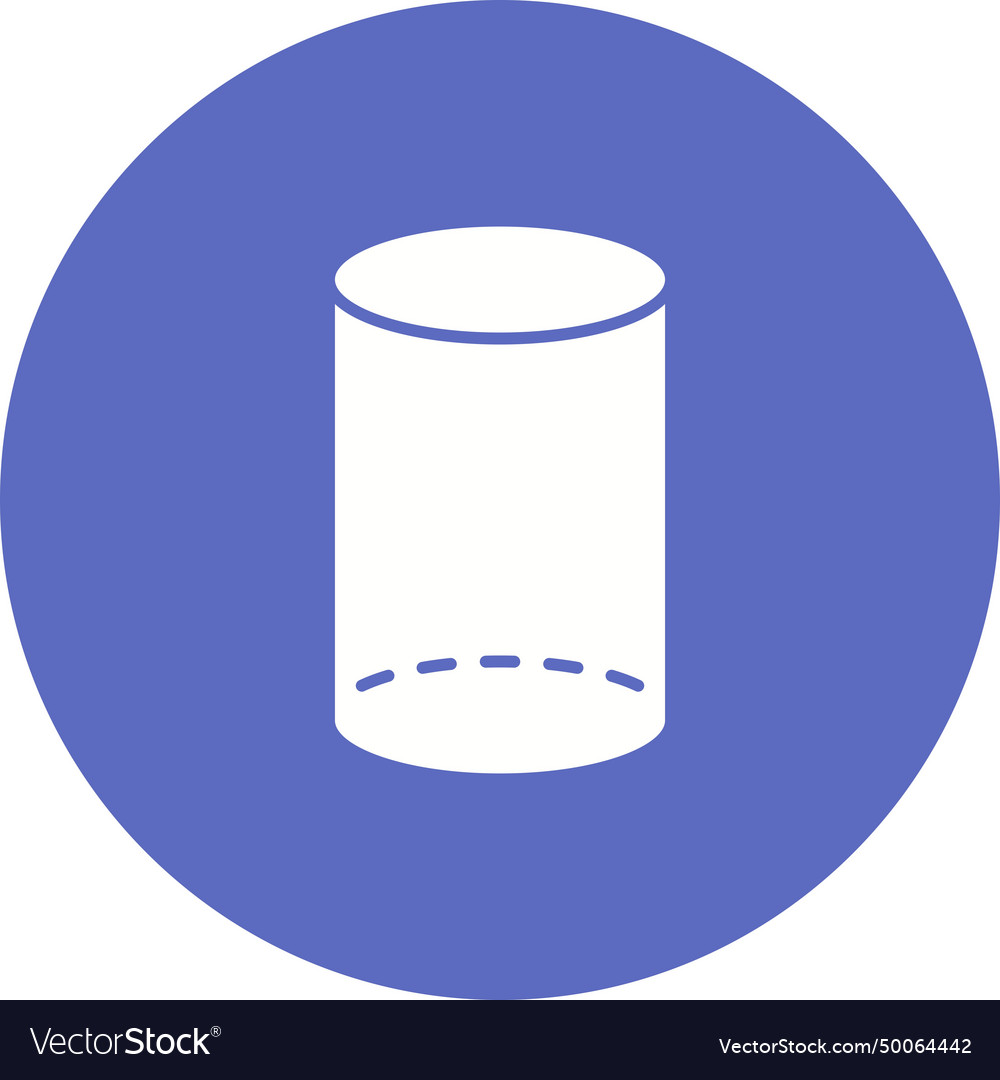 Cylinder icon image Royalty Free Vector Image - VectorStock