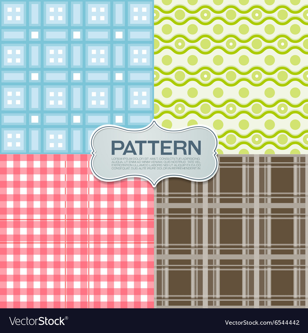 Pattern cloth Royalty Free Vector Image - VectorStock