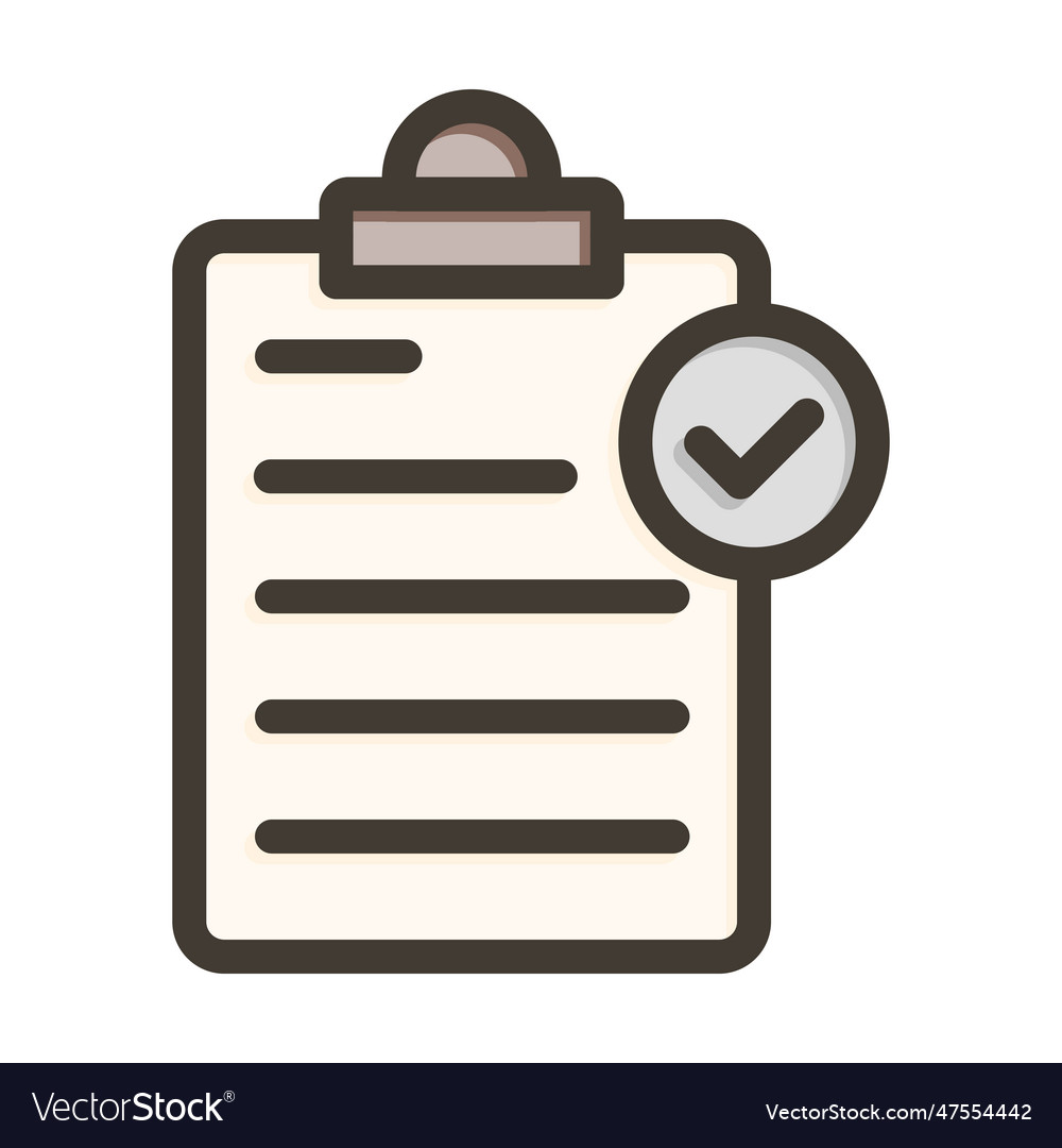 Research thick line filled colors for personal Vector Image