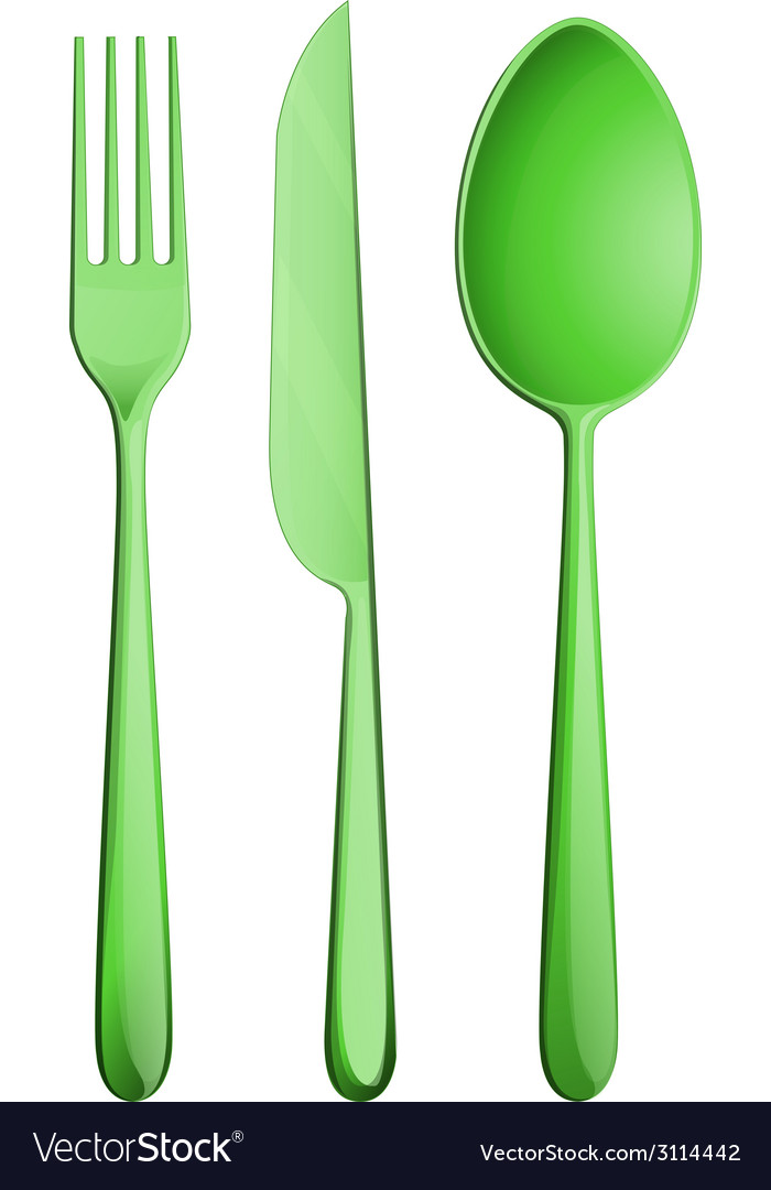 Silverware Royalty Free Vector Image - VectorStock