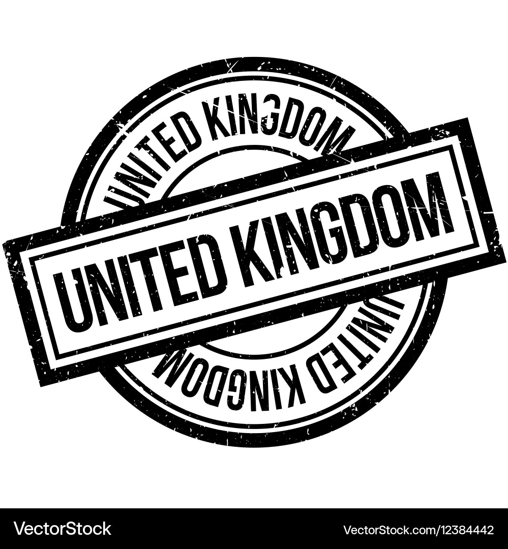 United kingdom rubber stamp Royalty Free Vector Image