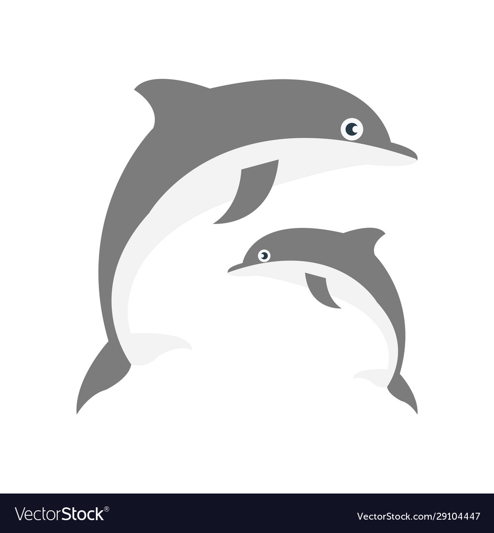 Dolphin Royalty Free Vector Image - VectorStock