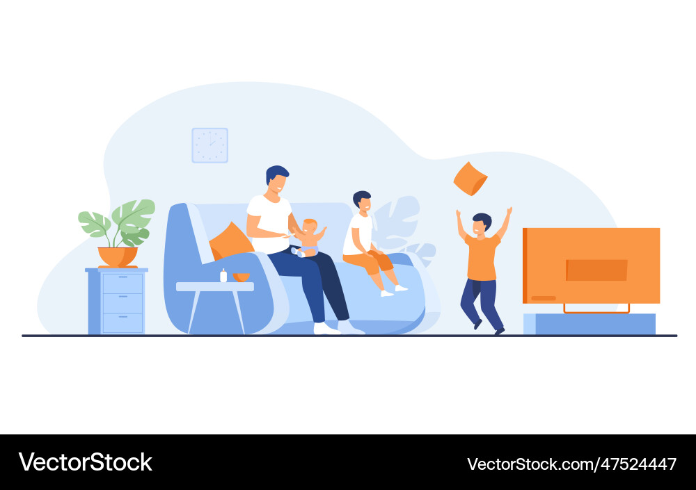 Family and parenthood concept Royalty Free Vector Image