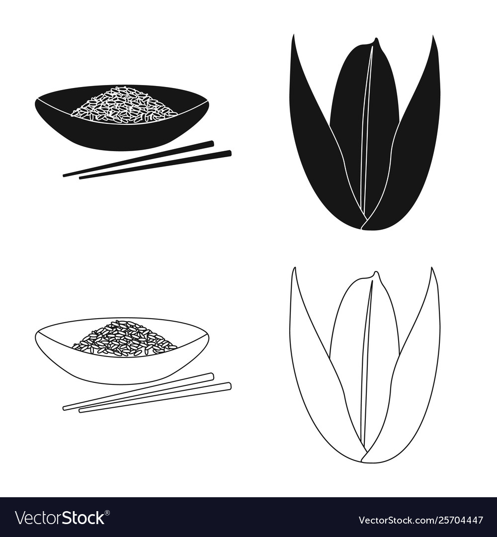 Isolated Object Crop And Ecological Logo Vector Image