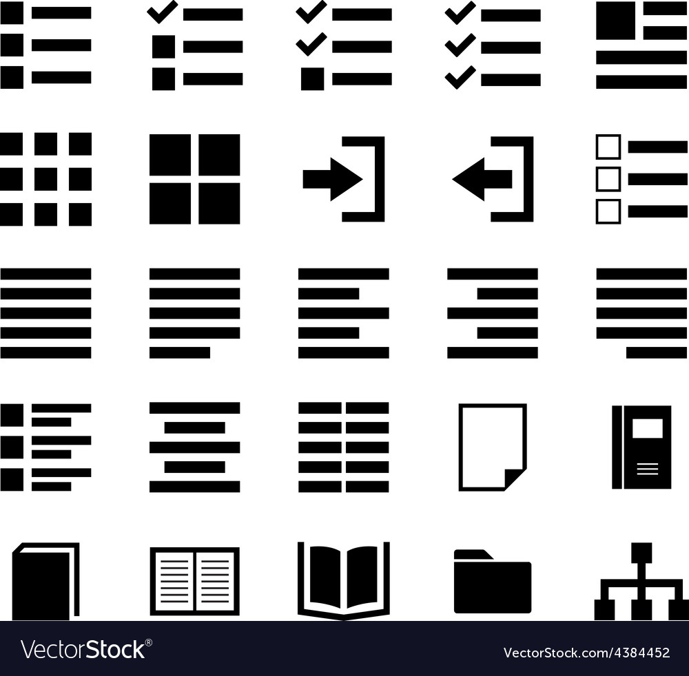 Content icon Royalty Free Vector Image - VectorStock