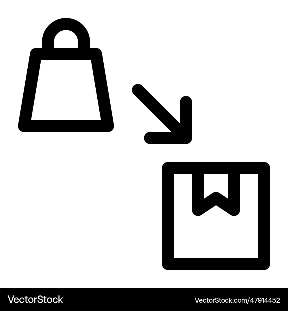 Packing of items for delivery Royalty Free Vector Image