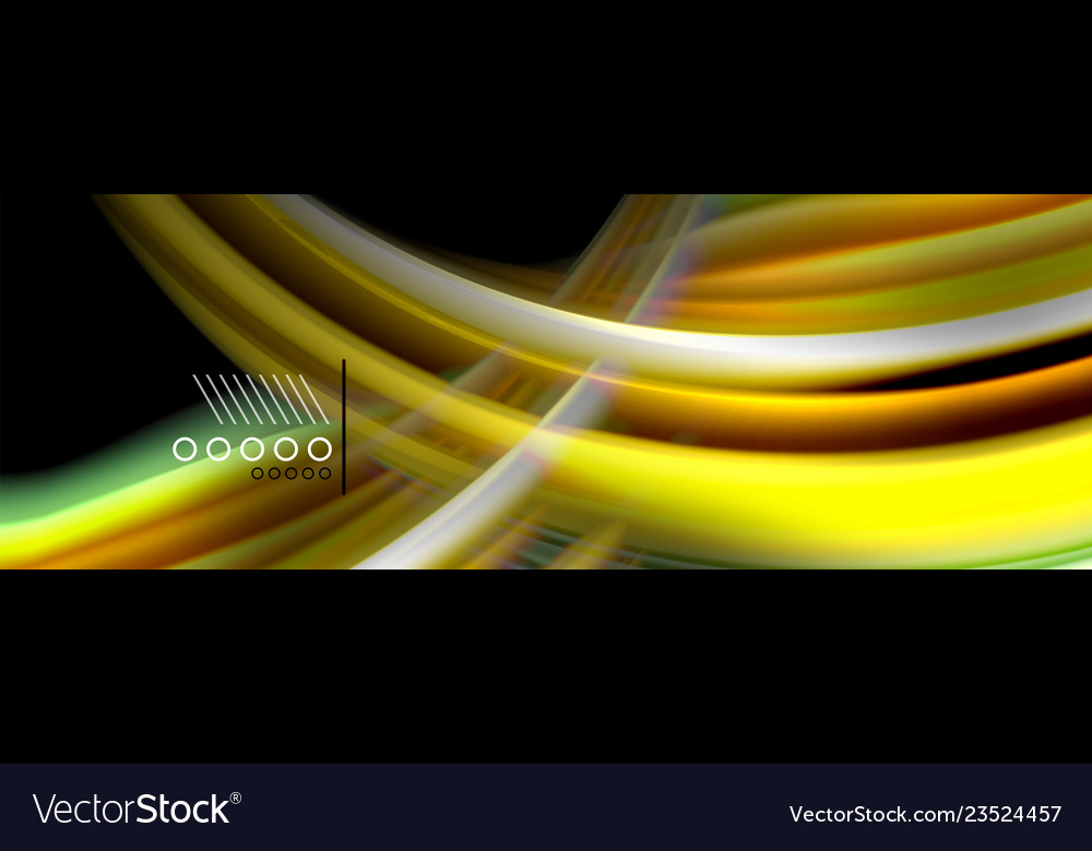 Fluid liquid wave pattern Royalty Free Vector Image