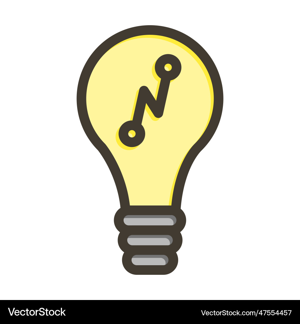 Insight thick line filled colors for personal Vector Image