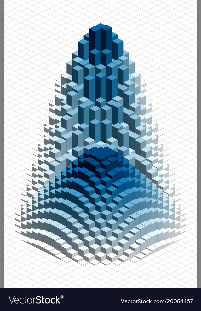 Isometric pattern Royalty Free Vector Image - VectorStock