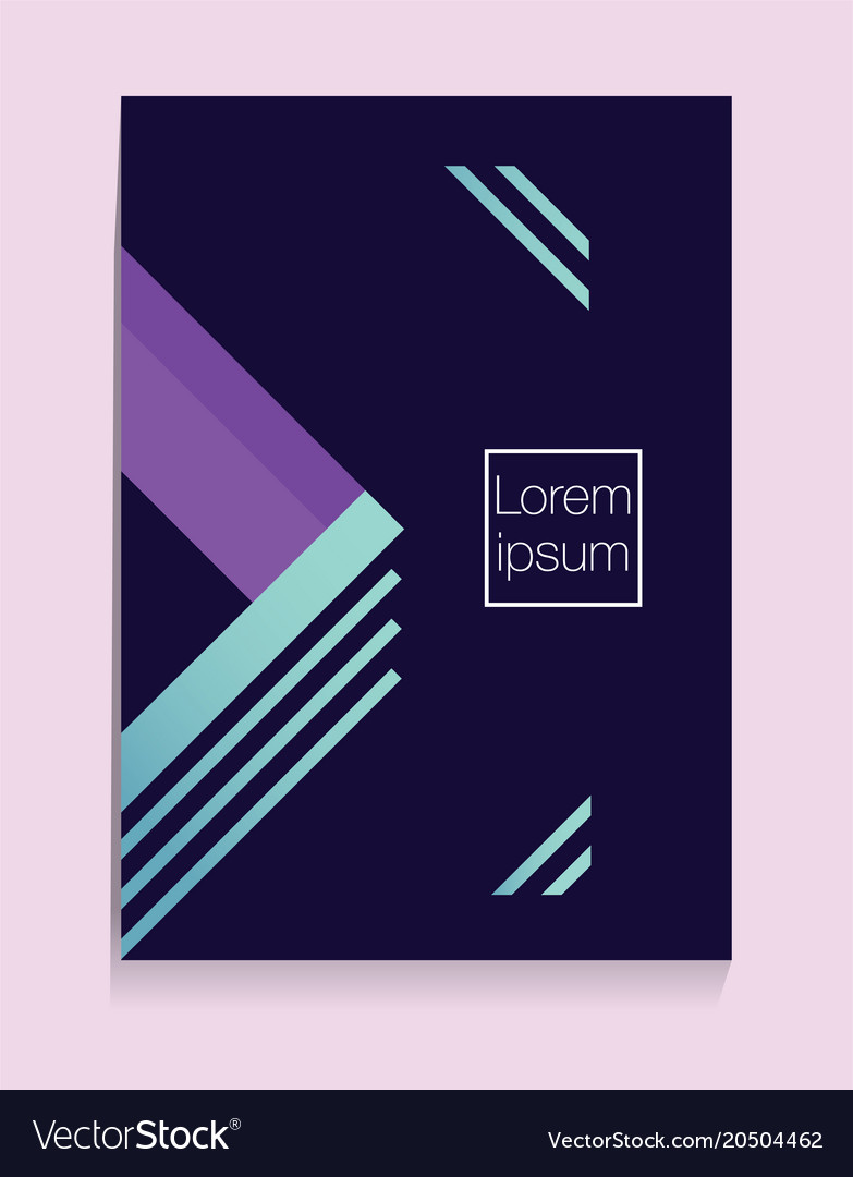 A4 template composition Royalty Free Vector Image