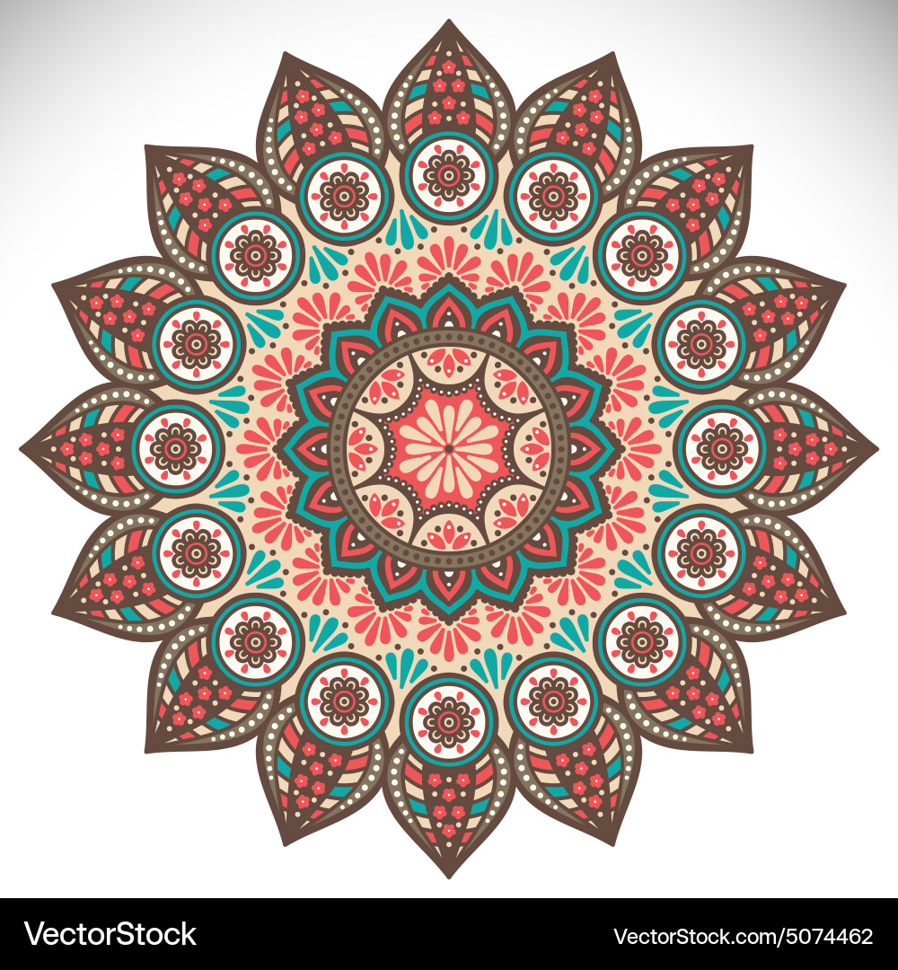Mandala Royalty Free Vector Image - VectorStock