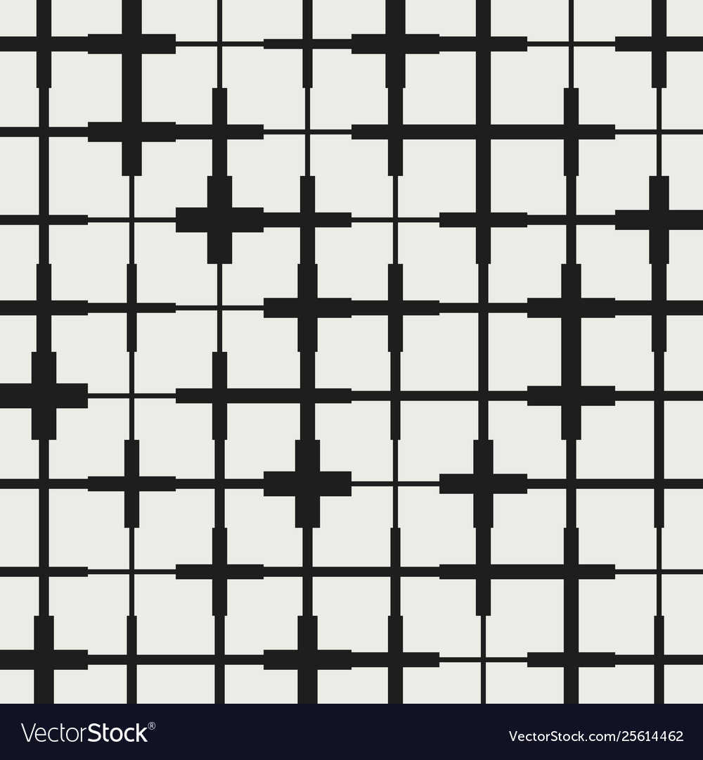 Seamless crosses pattern Royalty Free Vector Image