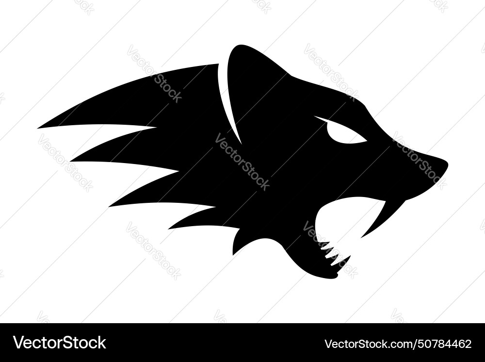 Sign icon animal mongoose Royalty Free Vector Image