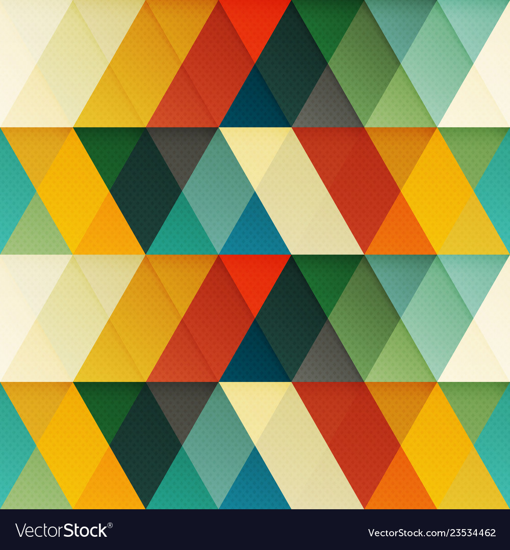 Triangle seamless pattern Royalty Free Vector Image