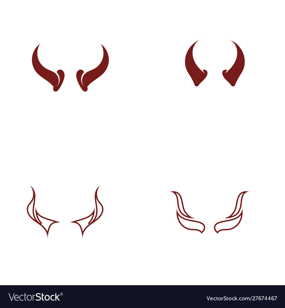 Devil horn icon Royalty Free Vector Image - VectorStock