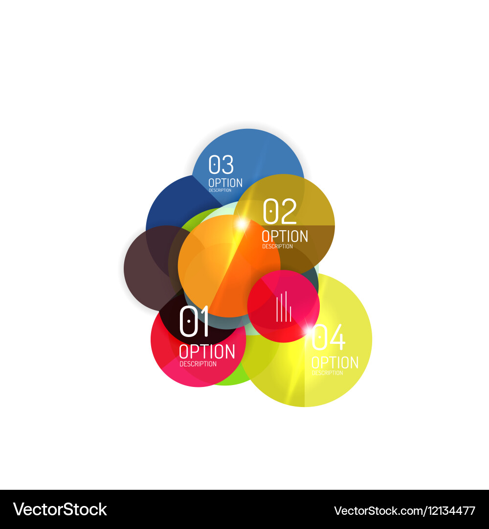 Business products option banners Royalty Free Vector Image