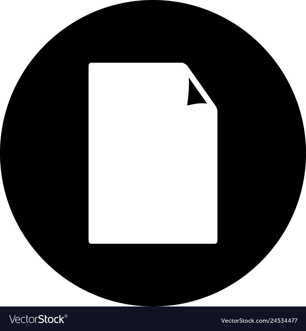 Document icon Royalty Free Vector Image - VectorStock