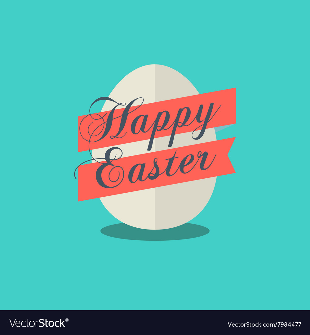 Happy easter egg icon Royalty Free Vector Image
