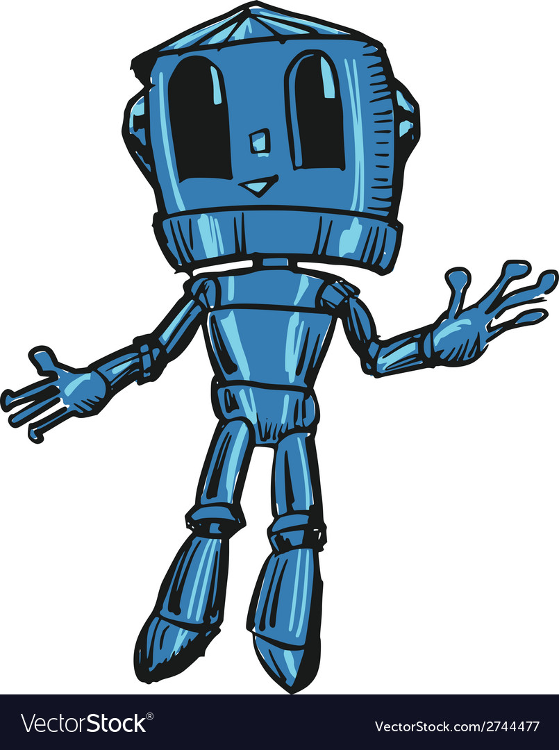 Robotic Royalty Free Vector Image - VectorStock