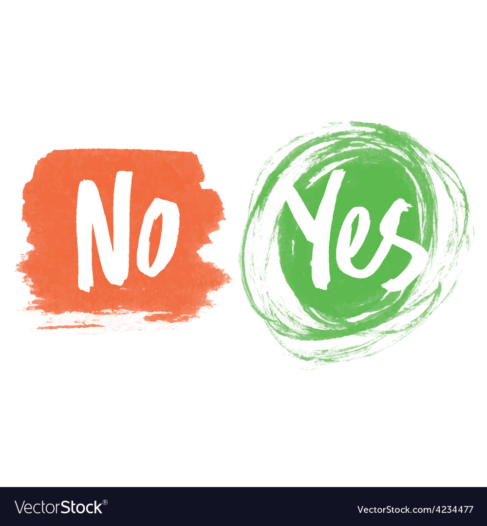 Yes Royalty Free Vector Image - VectorStock